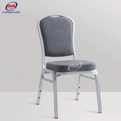China Stackable Silver hercules Hospitality Banquet Chairs Metal Iron for Hotel Hall for sale