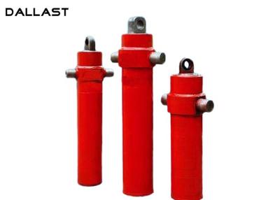 China Telescopic 2 / 3 Stage Dump Truck Tipper Lift Single Acting Hydraulic Cylinder for sale