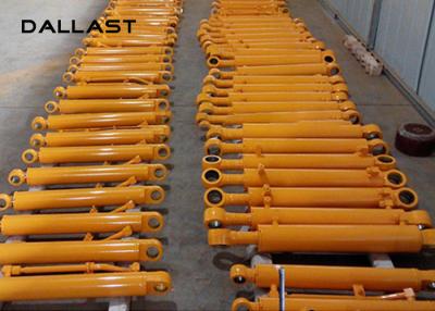 China Long Stroke Chromed Fee Double Acting Hydraulic Hoist Cylinder Hallite / NOK Seals for sale