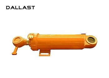 China Hydraulic RAM Flanged For Crane Piston Double Acting Hydraulic Cylinder for sale