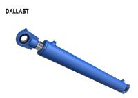 China Double Acting Hydraulic Cylinder With Piston For Garbage Truck for sale
