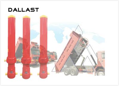 China Single Acting Telescopic Hydraulic Cylinders , Hydraulic Welded Cylinder for Agricultural Machinery for sale