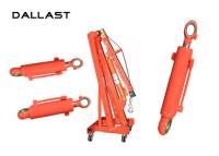 China Hoist Mechanism Tie Rod Chromed Hydraulic Lift Cylinder Double Acting for sale