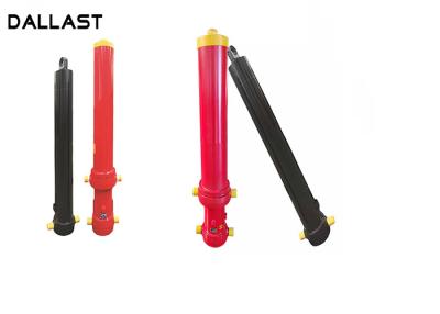 China Welded Dump Truck Hydraulic Cylinder , Agricultural Dump Trailer Hydraulic Cylinder for sale