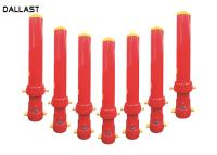 China Front End Chrome Telescopic Hydraulic Cylinder for Agricultural Farm Truck for sale