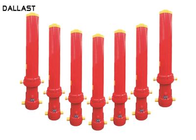 China Front End Chrome Telescopic Hydraulic Cylinder for Agricultural Farm Truck for sale