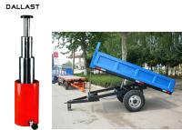 China 3 Stage Telescopic Hydraulic Oil Cylinder for Agriculture Dump Trailer Tipper for sale