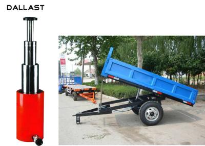 China 3 Stage Telescopic Hydraulic Oil Cylinder for Agriculture Dump Trailer Tipper for sale