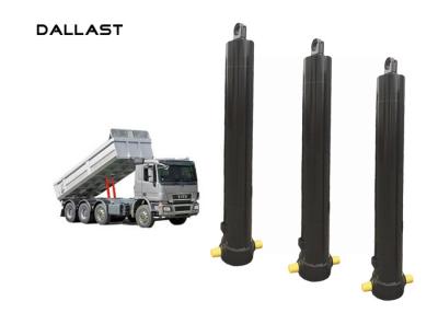 China Single Acting Telescopic Long Stroke Dump Truck Hydraulic Cylinder for sale
