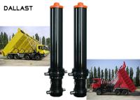 China Lifting Hoist Dump Truck Hydraulic Cylinder Single Acting Chrome Telescopic for sale