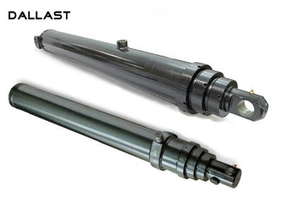 China Hyva Parker Pin Or Trunnion Mount Telescopic Hydraulic Cylinder for Dump Truck for sale