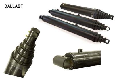 China 3 Stage Single Acting Telescopic Hydraulic Cylinder Parker Dump Truck for sale