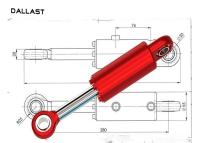 China Double Acting Tie Rod Hydraulic Cylinder Tractor Loader Mini Push Pull for sale