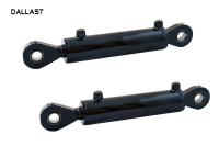 China 2 Inch Bore Double Acting Hydraulic Cylinder Hollow Quenching Heat Treatment for sale