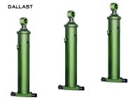 China Front End Dump Truck Hydraulic Cylinder Multistage Action With Piston Eye for sale