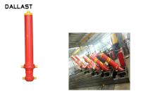 China Multi Stage Telescopic Single Acting Hydraulic Cylinder Hydraulic Oil Working Medium for sale