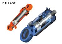 China Short Stroke Double Acting Hydraulic Cylinder Stainless Steel Piston Rod Oil Cylinder RAM for sale