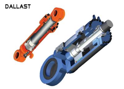 China Short Stroke Double Acting Hydraulic Cylinder Stainless Steel Piston Rod Oil Cylinder RAM for sale