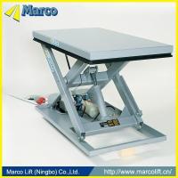 China Stationary Running Mode 0.5-1 Ton Marco Single Scissor Lift Table with CE Approved for Industrial Material Handling for sale