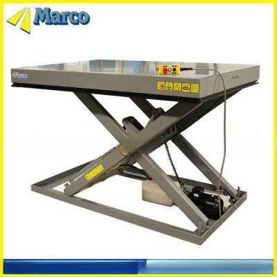 China Stationary 2-3 Ton Marco Single Scissor Lift Table with CE Approved Functionality for sale