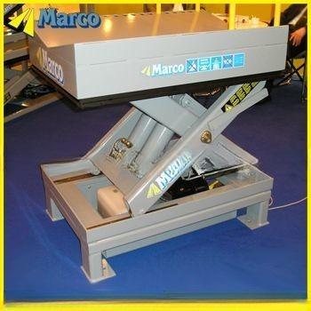 China CE Approved 4 5 Ton Marco Single Scissor Lift Table with Weight Level Carrying Capacity and Hydraulic Driven Type for sale