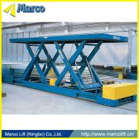 China Outdoor 4 Ton Marco Twin Scissor Lift Table with High Weight Capacity and Insulating Properties for sale
