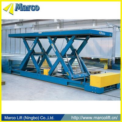 China Outdoor 4 Ton Marco Twin Scissor Lift Table with High Weight Capacity and Insulating Properties for sale