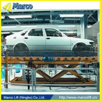 China Maximize Space Utilization with Marco Twin Scissor Lift Table in Automobile Production Line for sale