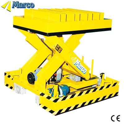 China Hydraulic Driven CE Approved 8-10 Ton Marco Single Scissor Lift Table for Industrial Applications for sale