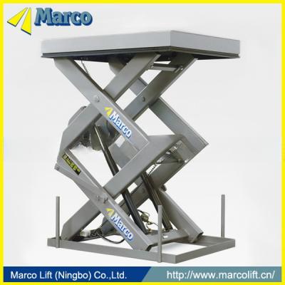 China Stationary Running Mode 2 Ton Marco High Scissor Lift Table with CE Arrpoved for sale