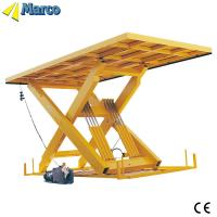 China CE Approved Stationary Hydraulic Driven Marco Single Scissor Lift Table for Smooth and Quiet Operation for sale