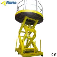 China Insulating and Stationary Moves CE Approved Marco High Scissor Lift Table with Guardrail for sale