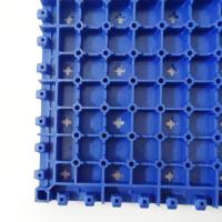 China Outdoor Sports Flooring Gray PP Tiles for Volleyball Tennis Badminton and Basketball Court for sale
