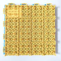 China Blue Sports Court PP Tiles for Volleyball Tennis Badminton Basketball Outdoor Gym Flooring for sale