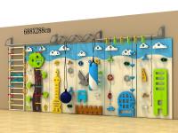 China Kids Rock Climbing Wall for Indoor Gym Climbing Equipment NO Inflatable for sale