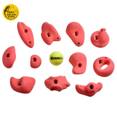 China GeckoKing Set of 11 Polyurethane Climbing Holds for Adult Rock Walls Durable and Materials for sale
