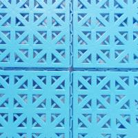 China PP Tiles Shock Absorption for Outdoor Sports Gym Flooring in Black and Yellow Colors for sale
