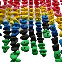 China Multi-Color Size and Shape Diverse Climbing Holds Set with Bubble Film Packaging for sale