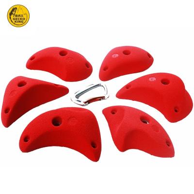 China CE Certified M Size Rock Climbing Holds for Climbing Walls in Blue Color and Suitable for sale