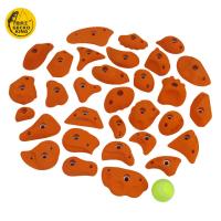 China GRP-glass fiber reinforced resin 31 Pinches Mini Slopers Hand Holds for Rock Climbing Training for sale