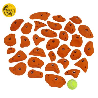 China GRP-glass fiber reinforced resin 31 Pinches Mini Slopers Hand Holds for Rock Climbing Training for sale