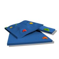 China 1000mm*1000mm*50mm*8T Steel Panel Rock Climbing Walls with Weather-resistant Material for sale
