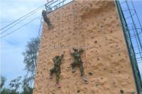 China 1000mm*1000mm*50mm*8T Steel Panel Rock Climbing Walls with Weather-resistant Material for sale