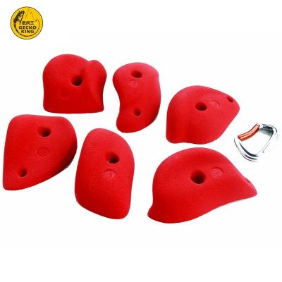 China 5 Passenger Gecko King IFSC Approved M size Rock Climbing Holds in Different Colors for sale