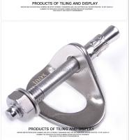China Rock Climbing Gear Stainless Steel Strong 25 Kn Bolt Hanger for Outdoor Adventures for sale