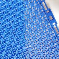 China 110g PP Tiles Sports Court Outdoor Gym Flooring for Volleyball Badminton Basketball for sale
