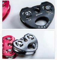 China 1L Capacity CE Certified Outdoor Heart Type Double Shaft Double Pulley for Climbing for sale