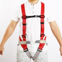 China Extreme Sports Rock Climbing Full Body Safety Belt with Polyester Reinforced Silk for sale