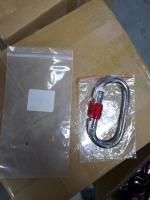 China CE0082 Certified O Shape Climbing Carabiner for Wall Climbing Max Breaking Load 25KN for sale