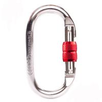 China 108mm Length 60mm Width O Shape Climbing Carabiner for Adventure Sports for sale